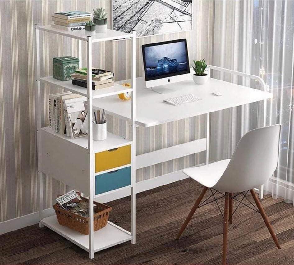 Computer table, Study Table, Desk, Rack, Shelves, Cabinets, Furniture ...