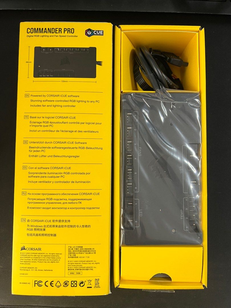 Cosair Commander Pro iCue, Computers & Tech, Parts & Accessories ...