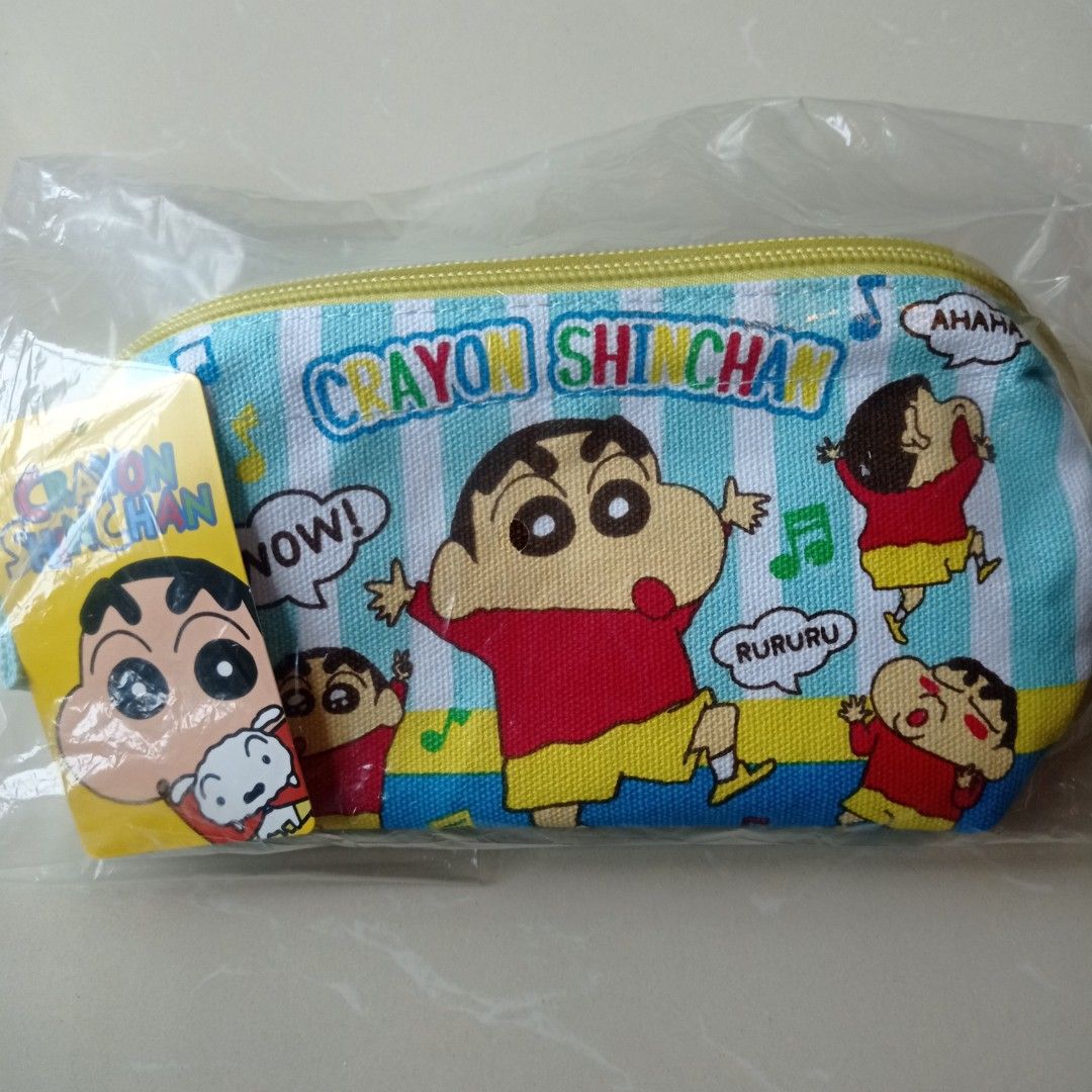 Crayon Shin Chan Collection - Pouch, Coin purse, 5 Pieces Stationary ...