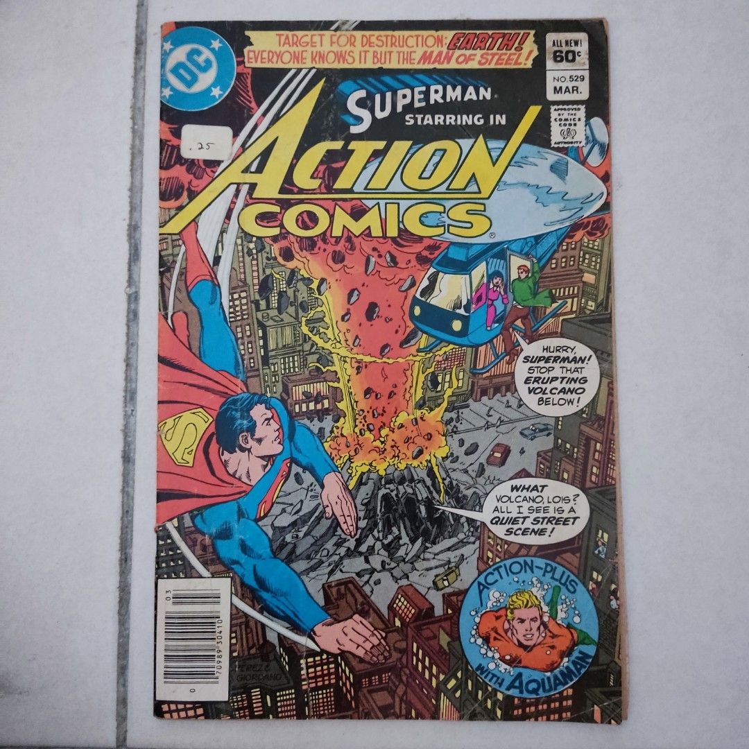 DC Action Comics Superman 1982, Hobbies & Toys, Books & Magazines, Comics & Manga on Carousell