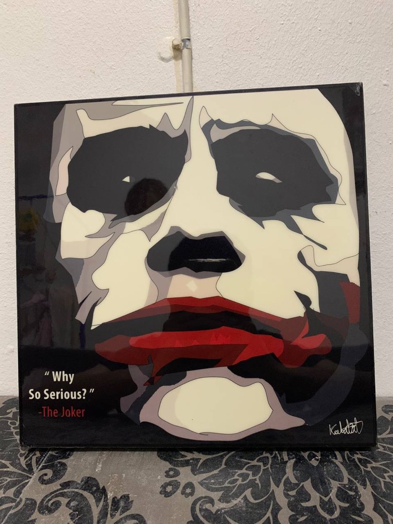 DC Joker Frame, Hobbies & Toys, Stationery & Craft, Art & Prints on ...