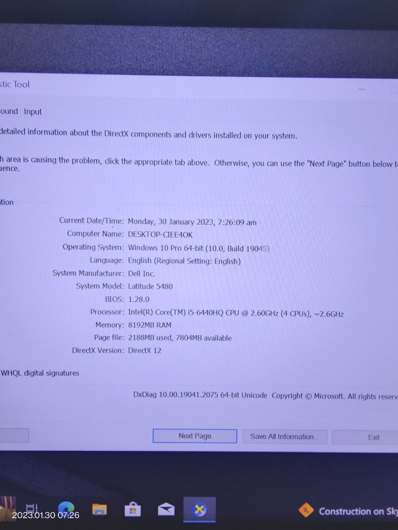 Dell i5 6th hen HQ 8gb ram ddr, Computers & Tech, Laptops & Notebooks ...