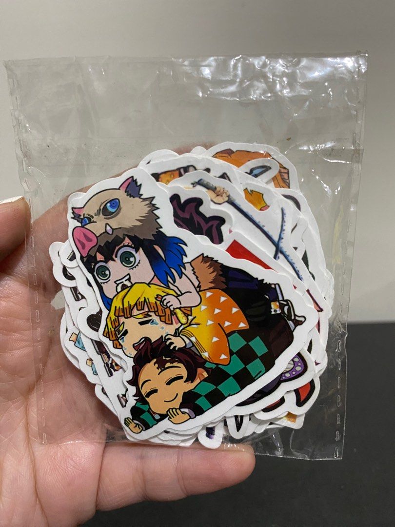 Demon Slayer and JJK sticker, Hobbies & Toys, Toys & Games on Carousell