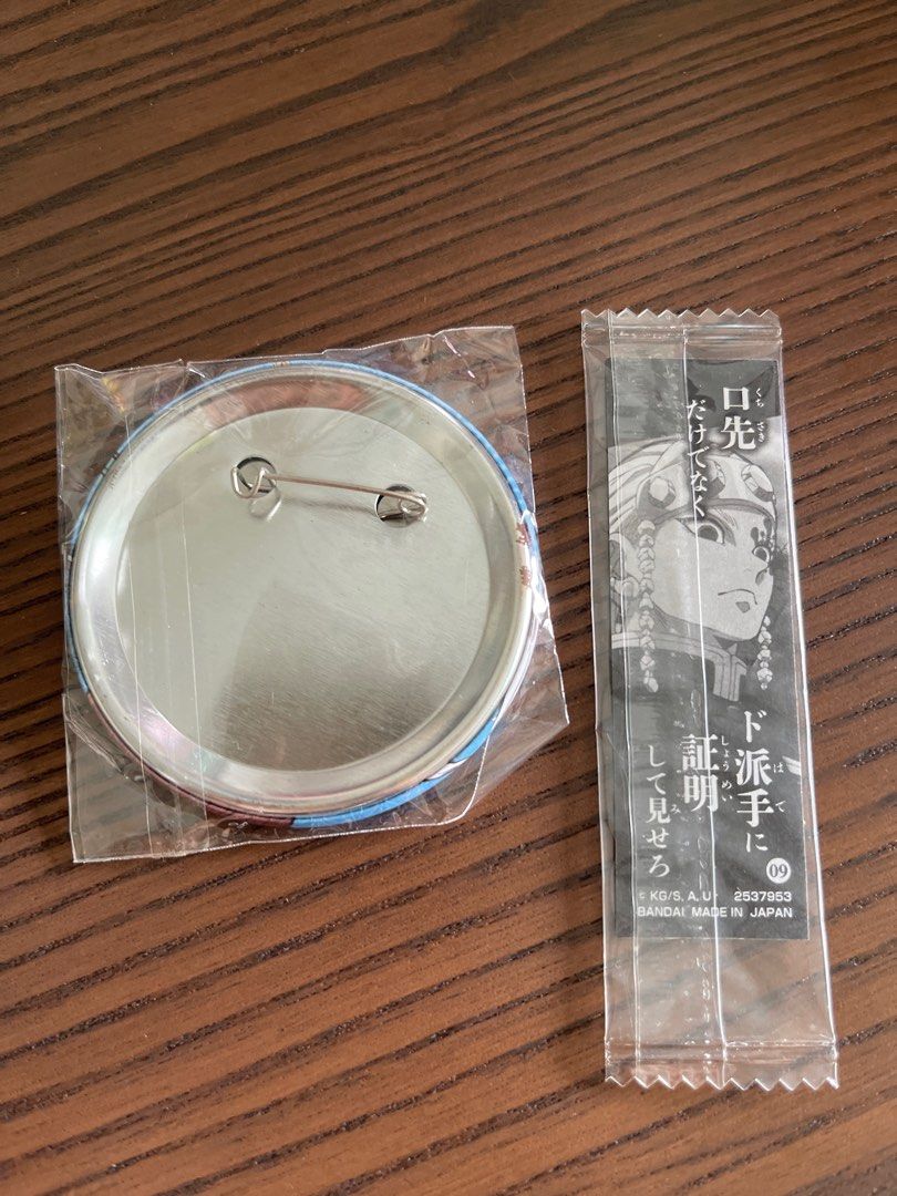 Demon Slayer Inosuke and Uzai official badge & bookmark, Hobbies & Toys ...