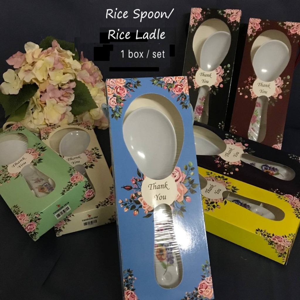 Doorgift | Rice spoon | Rice Ladle | pack in gift box | wedding gifts ...
