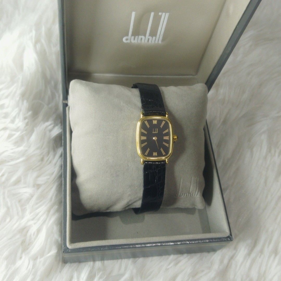 RUSH SALE Dunhill Tank Vintage Leather Ladies Watch on Carousell