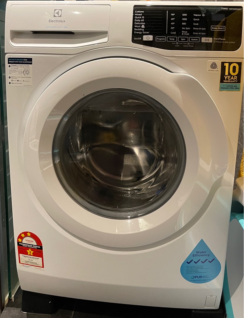 Electrolux Washing Machine Front load 7.5kg, TV & Home Appliances ...
