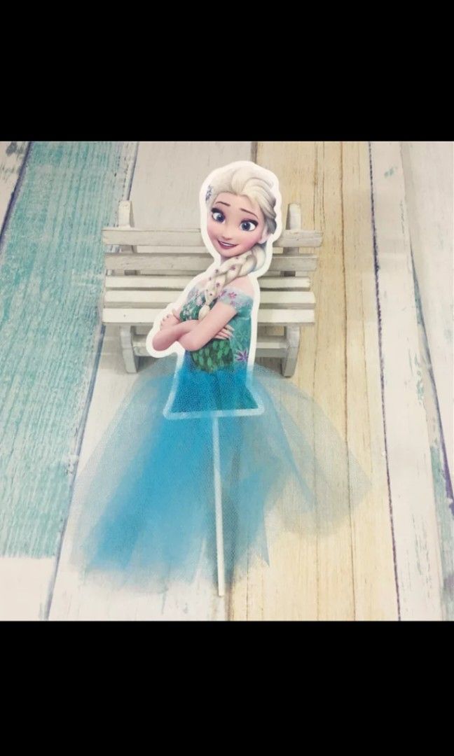 Elsa Frozen Birthday Cake Topper Decoration, Hobbies & Toys, Toys ...