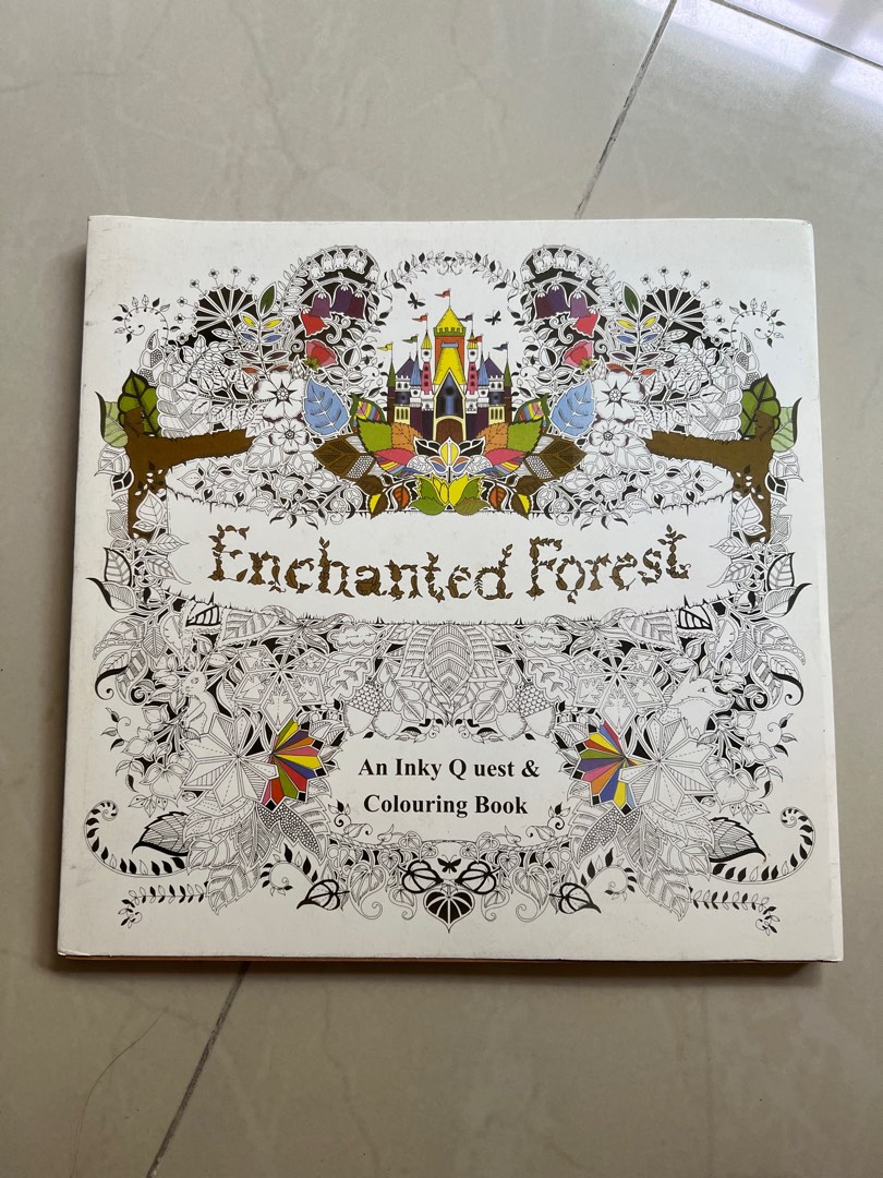 Enchanted Forest : An Inky Quest & Colouring Book by Johanna Basford ...