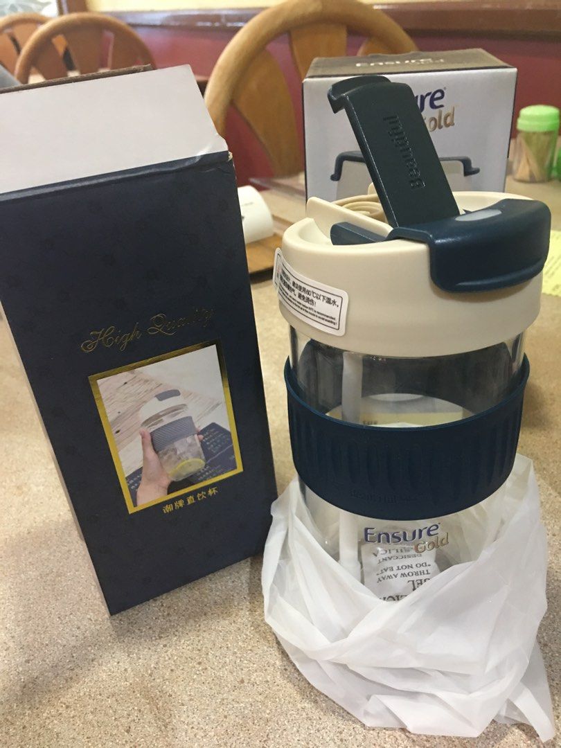 Ensure Gold Borosilicate Glass Mug, Food & Drinks, Other Food & Drinks ...