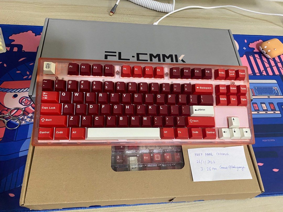 FL CMMK MK870 Custom Mechanical Keyboard Barebone Kit, Computers & Tech ...