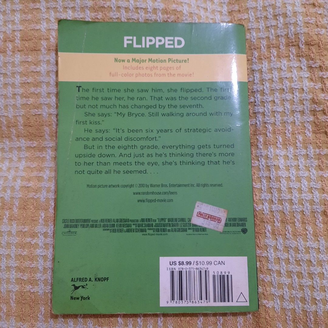 Flipped by Wendelin van Draanen, Hobbies & Toys, Books & Magazines ...