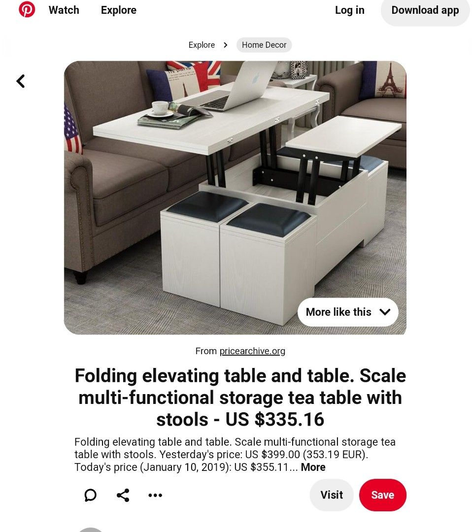 Foldable table , marble top, 1.2m x 60cm width x 46cm (collapsed). With ...