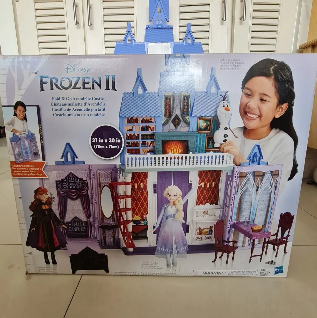 For Sale Frozen II Castle With Free Three 3 Dolls Elsa Anna