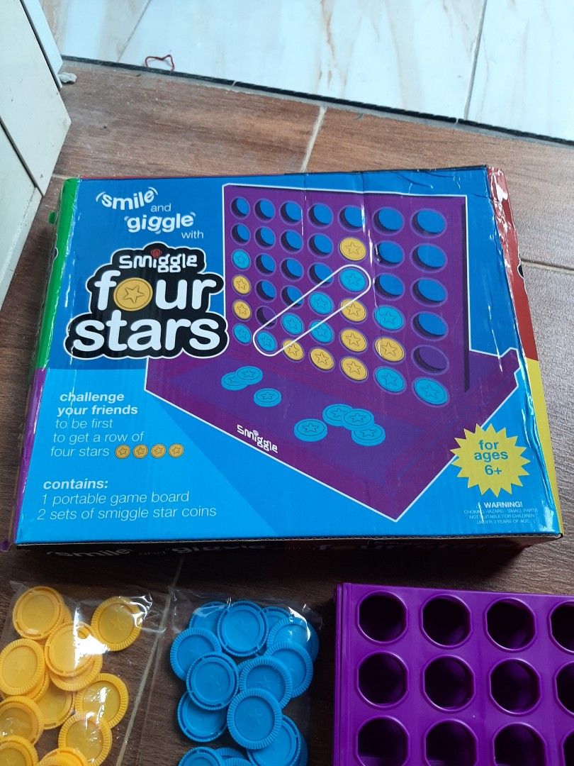 Four stars smiggle, Toys & Collectibles, Permainan Papan & Kartu di ...