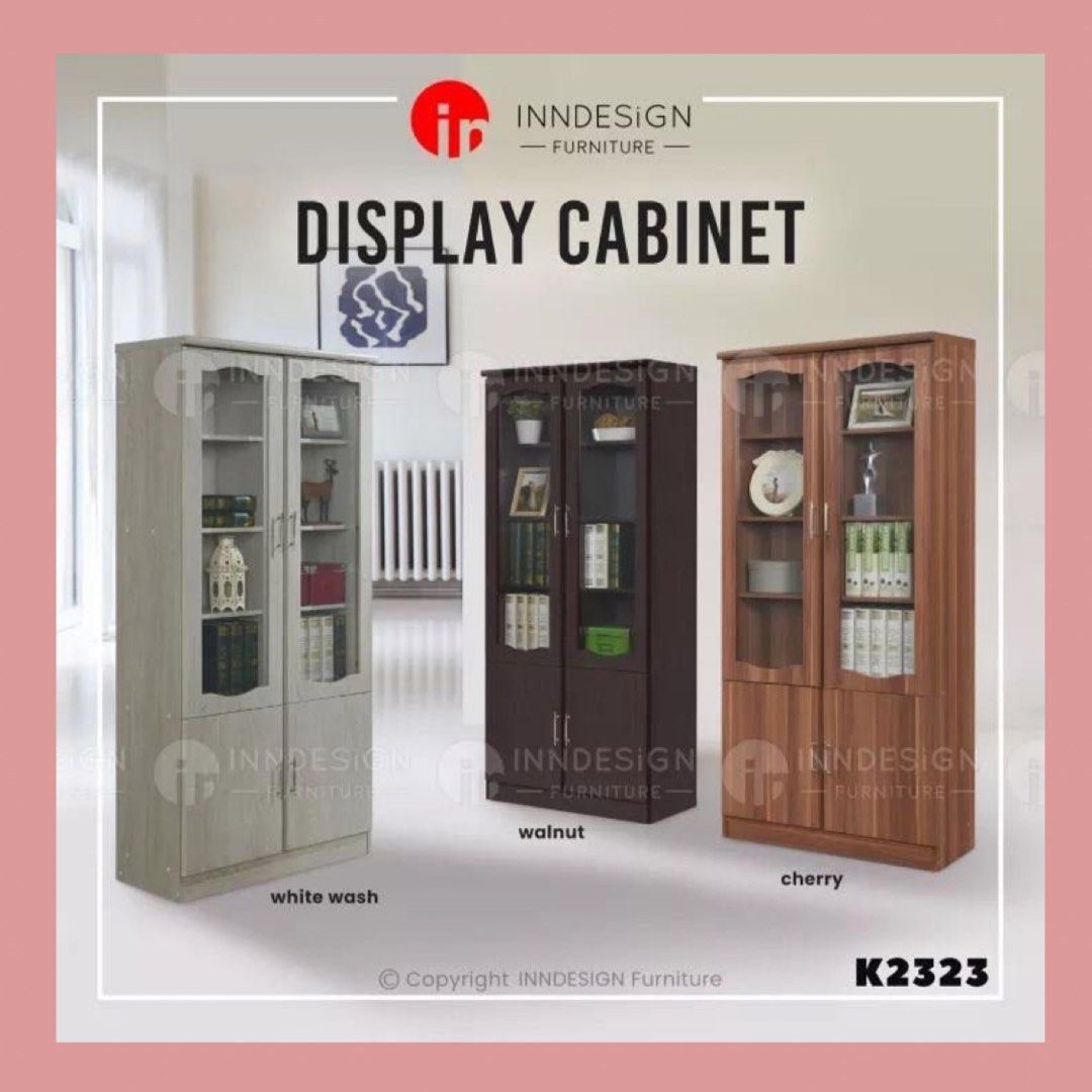 Free delivery Display Cabinet fully assembled, Furniture & Home Living ...