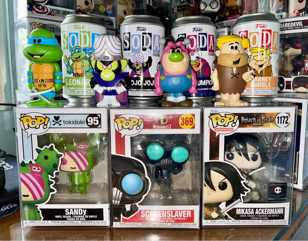 Funko Pops & Sodas, Hobbies & Toys, Toys & Games on Carousell