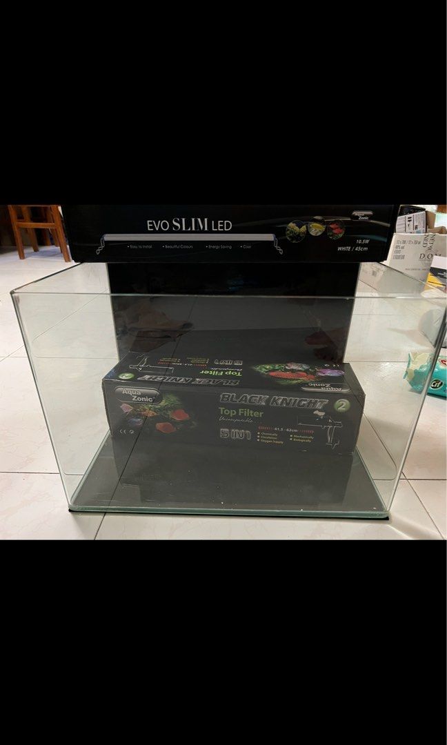 Glass Fish Tank (1ft) Full Set Up, Pet Supplies, Homes & Other Pet ...