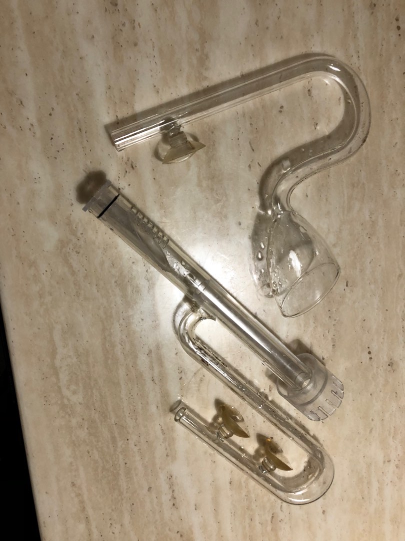 glass inlet and lily pipe, Pet Supplies, Homes & Other Pet Accessories ...