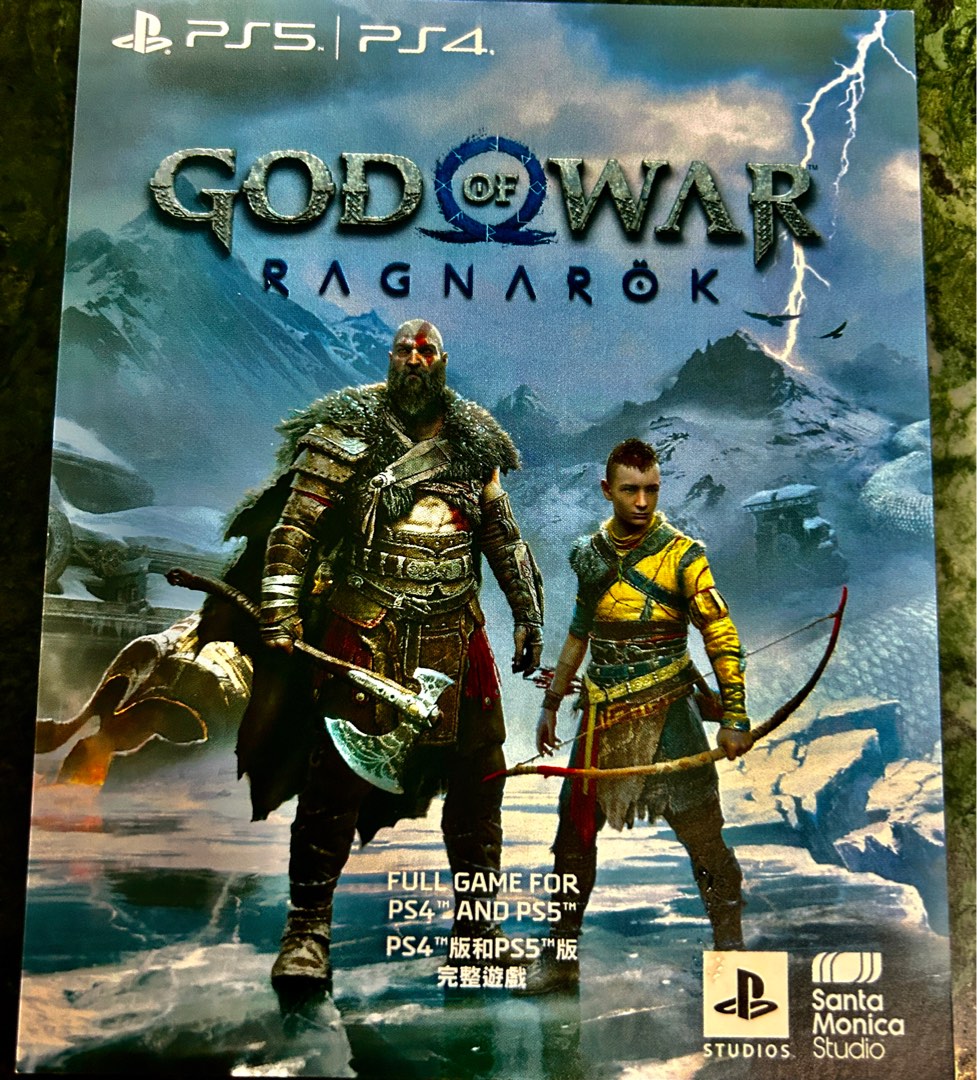 God of War Ragnarok Digital PS4 and PS5, Video Gaming, Video Game ...