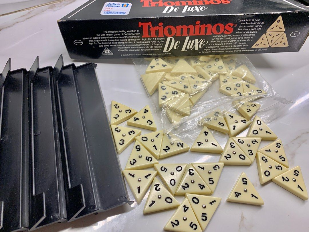 Goliath Triominos De Luxe Quality Solid Tiles Multilingual | RARE ...