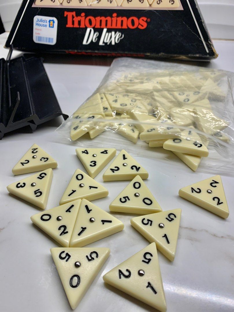 Goliath Triominos De Luxe Quality Solid Tiles Multilingual | RARE ...
