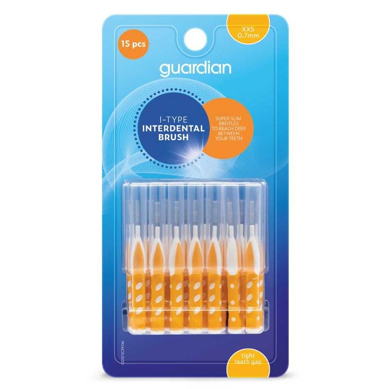 Guardian Interdental Brush I-Type 0.7mm 15s, Beauty & Personal Care ...