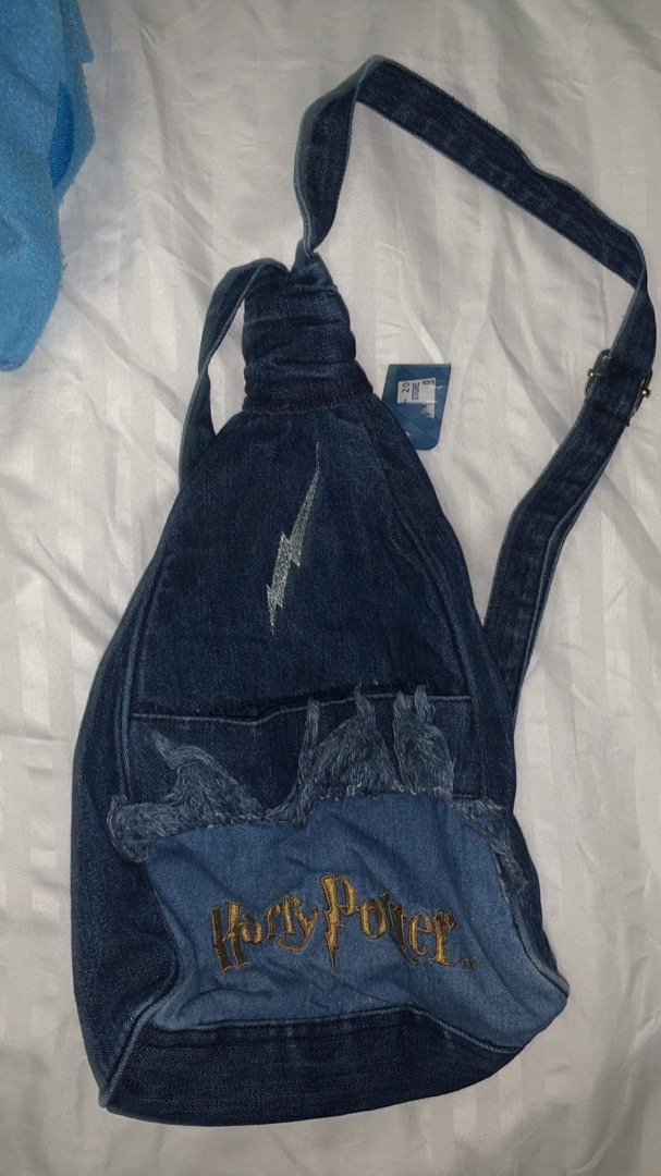 Harry Potter Denim Bag, Women's Fashion, Bags & Wallets, Backpacks on ...