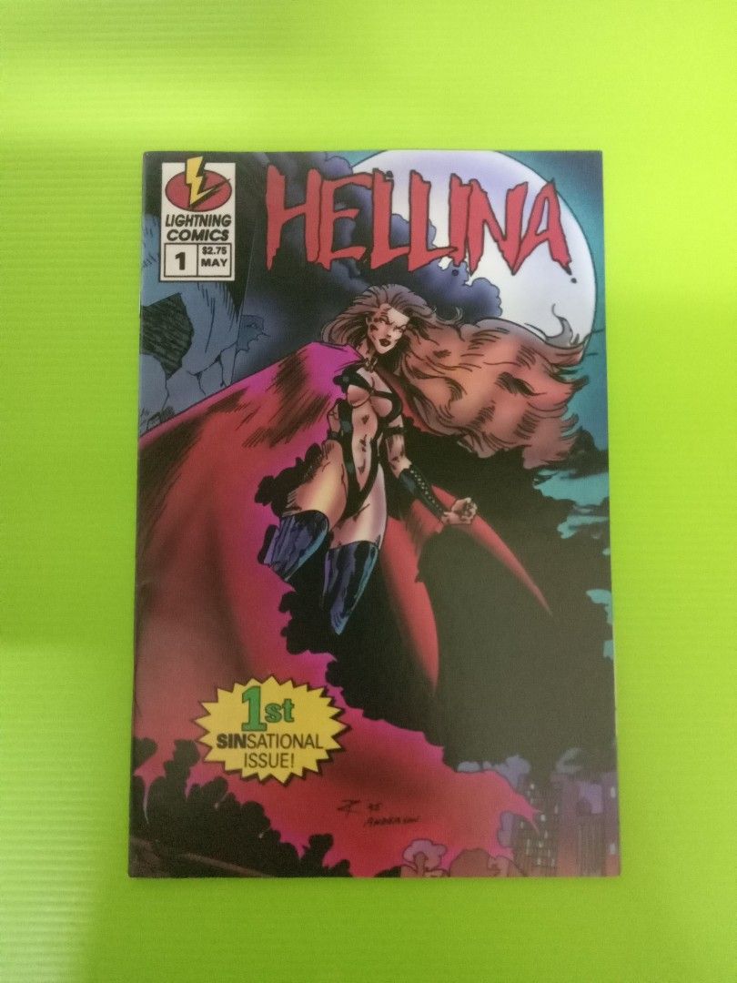 Hellina #1 ( S. Clarke Hawbaker - Cover Art ) Lightning Comics, Very Hard To Find 2nd-Printing ...