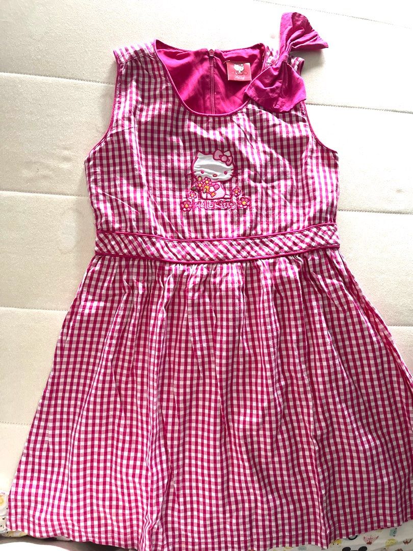 Hello Kitty Pink Dress, Babies & Kids, Babies & Kids Fashion on Carousell