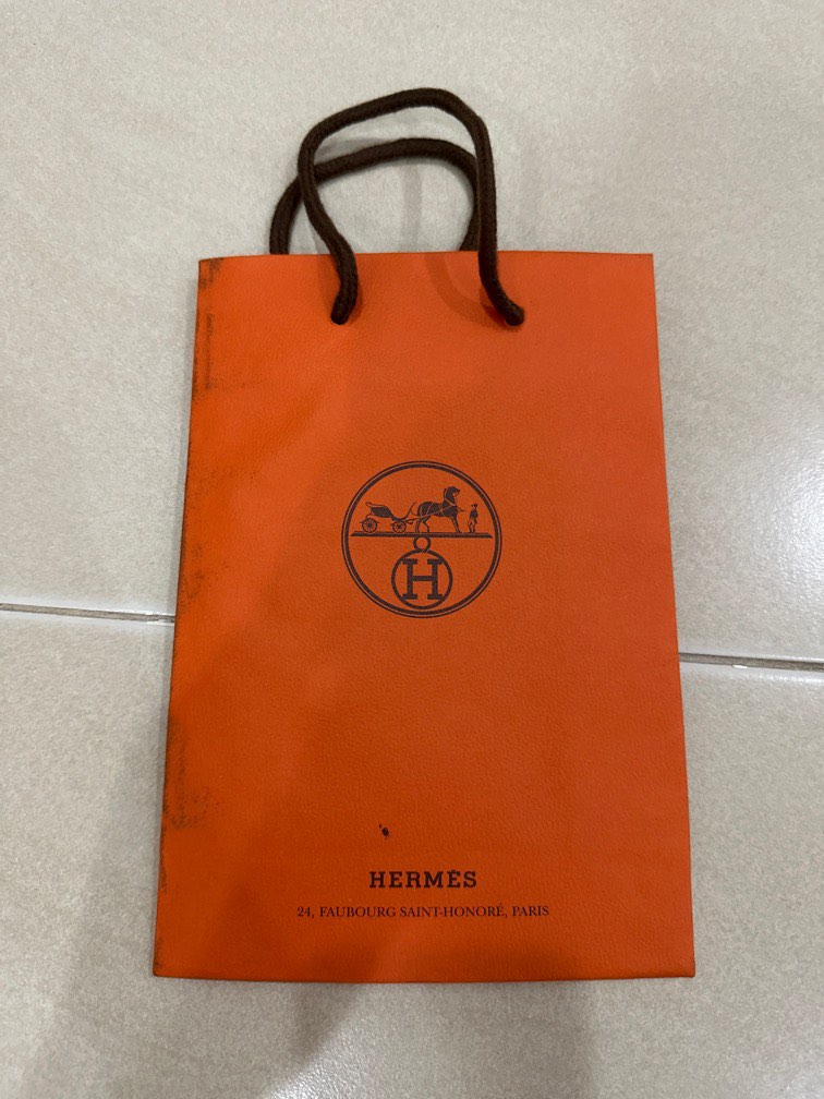 Hermes Paper Bag, Men's Fashion, Activewear on Carousell