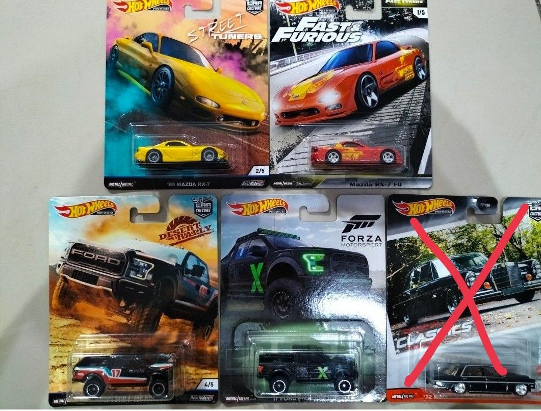 Hot Wheels Fast n Furious Mitsubishi Ferrari Forza Nissan S14 s15 ...