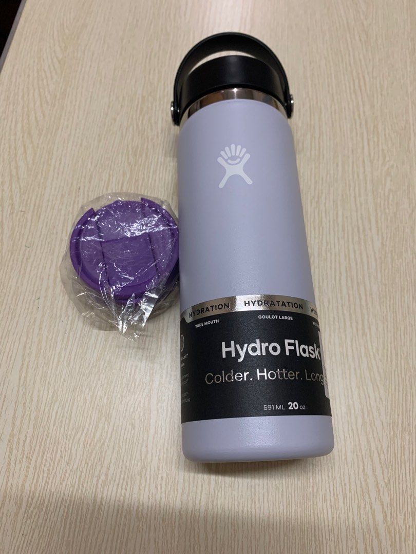 Hydro Flask 20oz Wide Mouth (Fog), Furniture & Home Living, Kitchenware ...