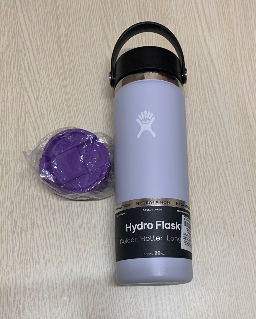 Hydro Flask 20oz Wide Mouth (Fog), Furniture & Home Living, Kitchenware ...