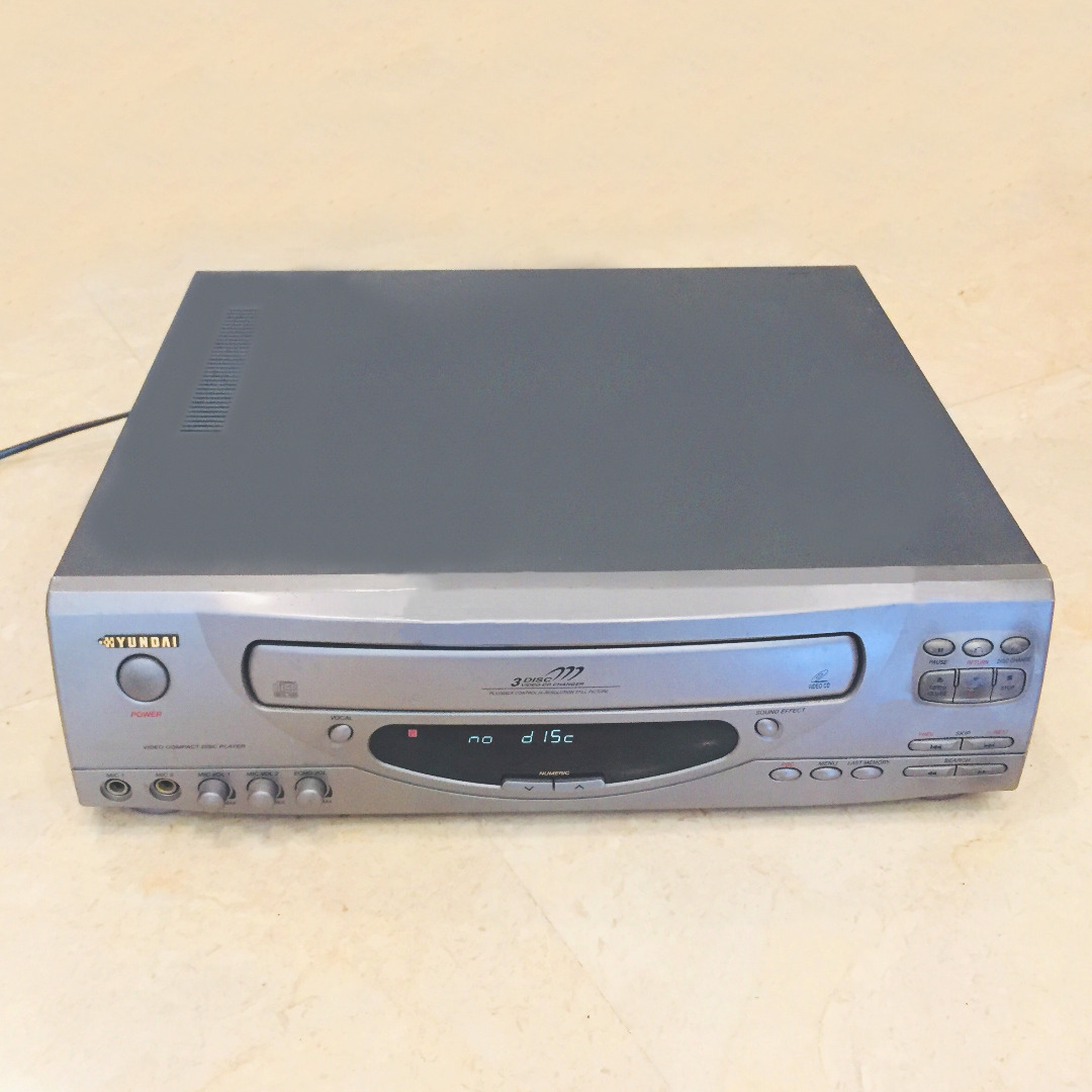 Hyundai 3 Disc Changer DVD VCD CD Karaoke Media Player NO Blu Ray, TV ...