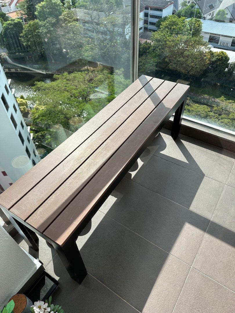 IKEA outdoor bench, Furniture & Home Living, Outdoor Furniture on Carousell