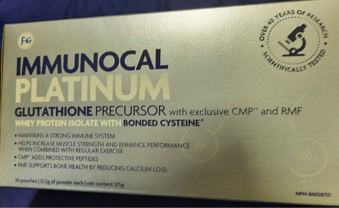 Immunocal Platinum Glutathione Precursor, Health & Nutrition, Health ...