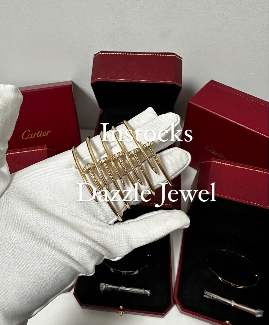 INSTOCK Cartier juc sm bracelet - 18k solid gold custom, Women's Fashion, Jewelry & Organisers ...