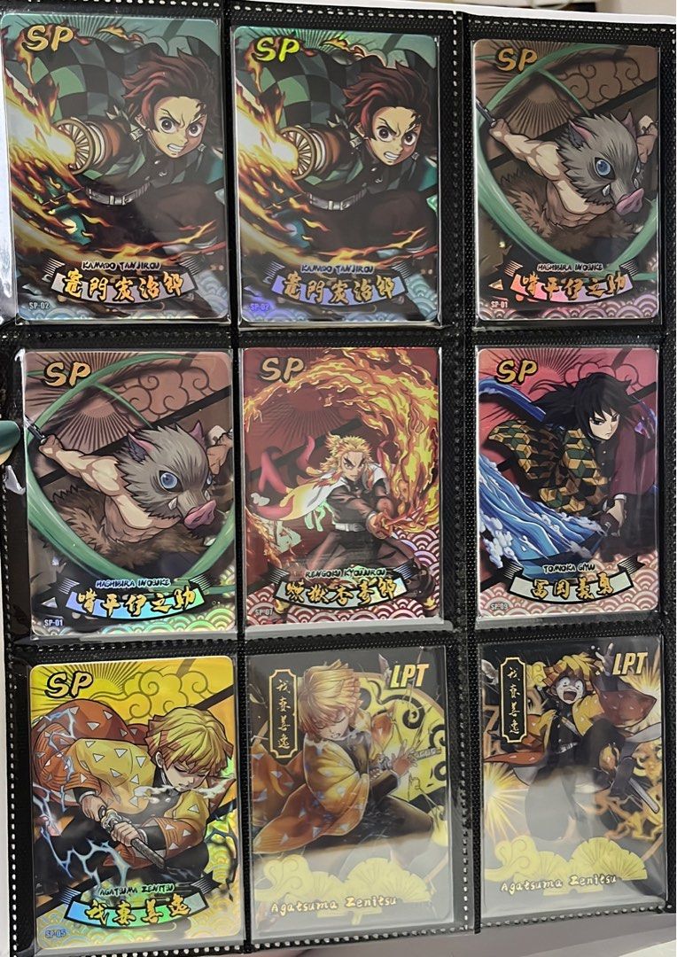 (In-stock) Demon slayer rare SP cards | KNY | collectibles | premium ...