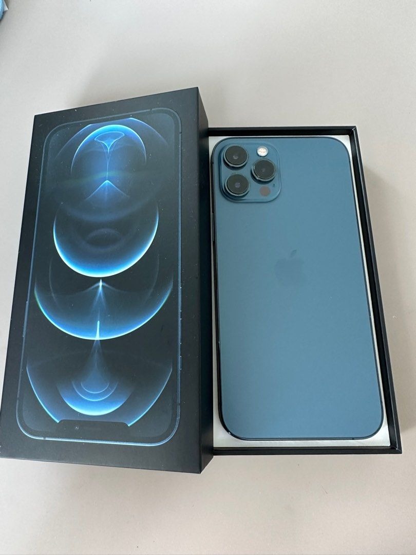 iPhone 12 Pro Max 256GB Pacific Blue (Dual Sim HK), Mobile Phones ...