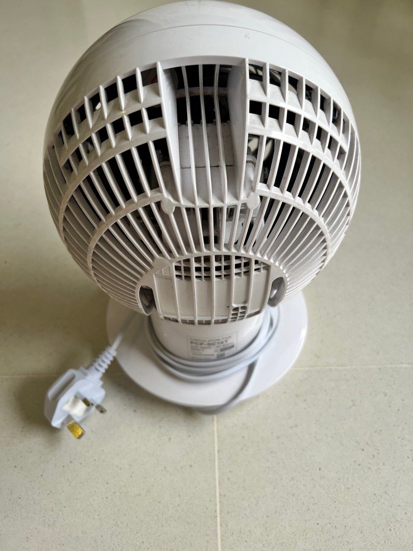 IRIS OHYAMA PCF-SC15T CIRCULATOR FAN,15.2cm VORTEX BLADE WITH REMOTE, WHITE, Furniture & Home ...