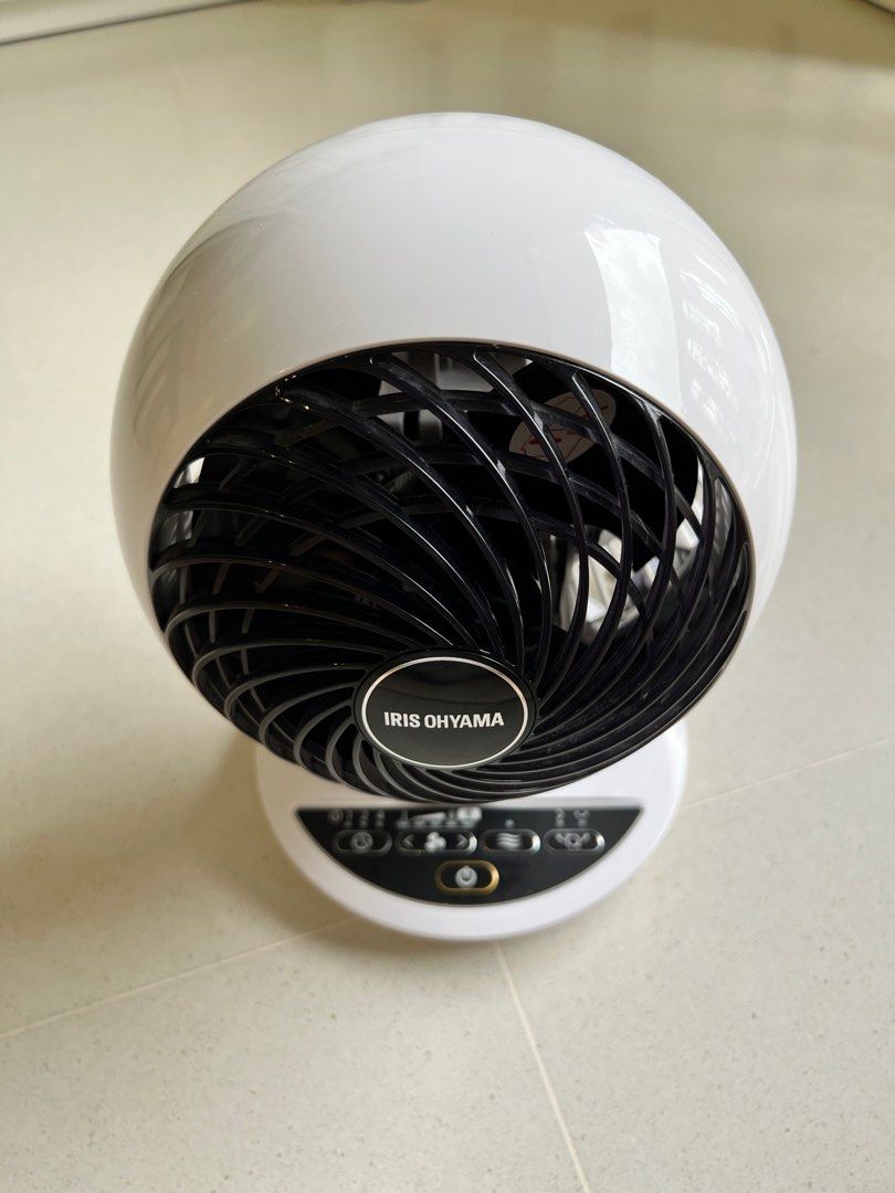 IRIS OHYAMA PCF-SC15T CIRCULATOR FAN,15.2cm VORTEX BLADE WITH REMOTE, WHITE, Furniture & Home ...