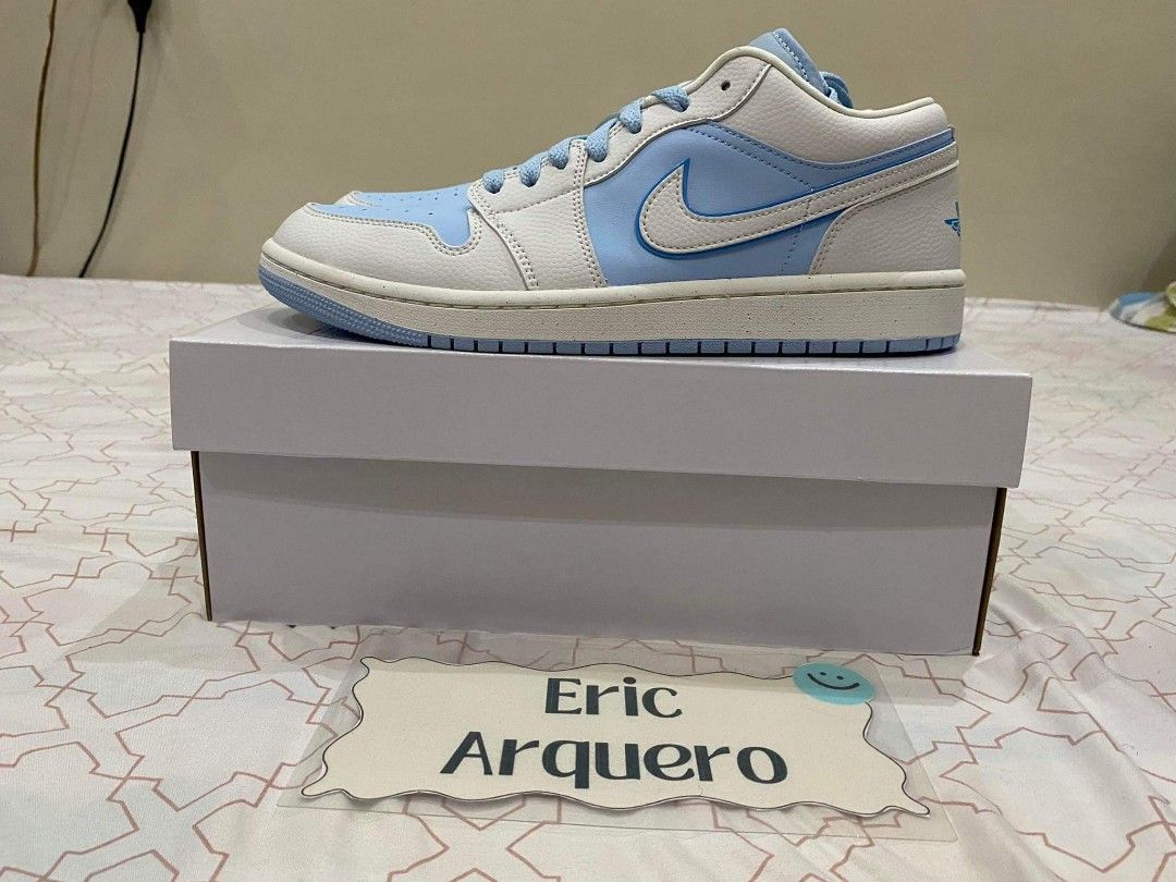 Jordan 1 low Reverse Ice Blue, Men's Fashion, Footwear, Sneakers on ...