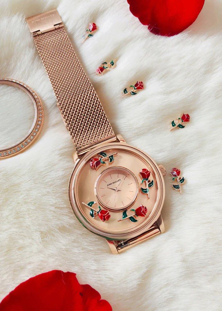 Juno Mallet rose Watch, Women's Fashion, Watches & Accessories, Watches ...