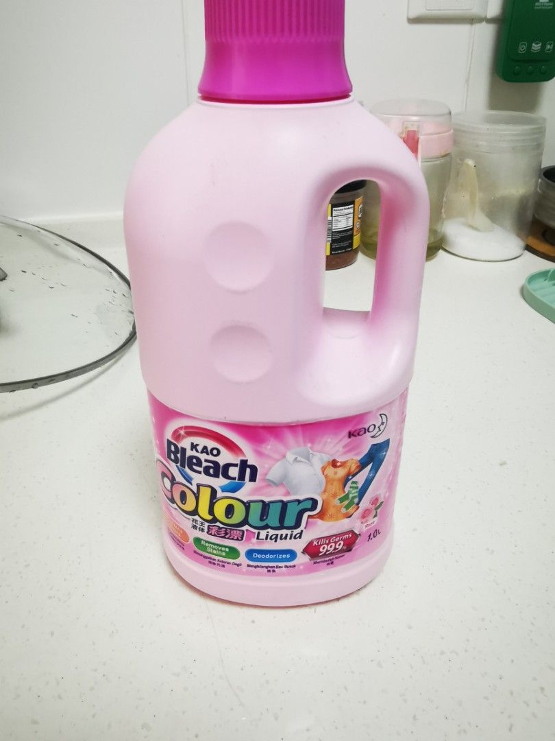 2 bottle Kao bleach colour, Furniture & Home Living, Cleaning & Homecare Supplies, Detergents on ...