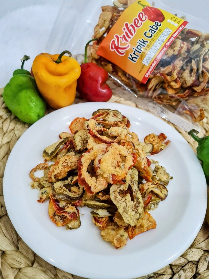 Kripik Cabe/ Cabe crispy/ Kribee/ Kripik Cabe Dieng/ Hot Chilli Chips ...