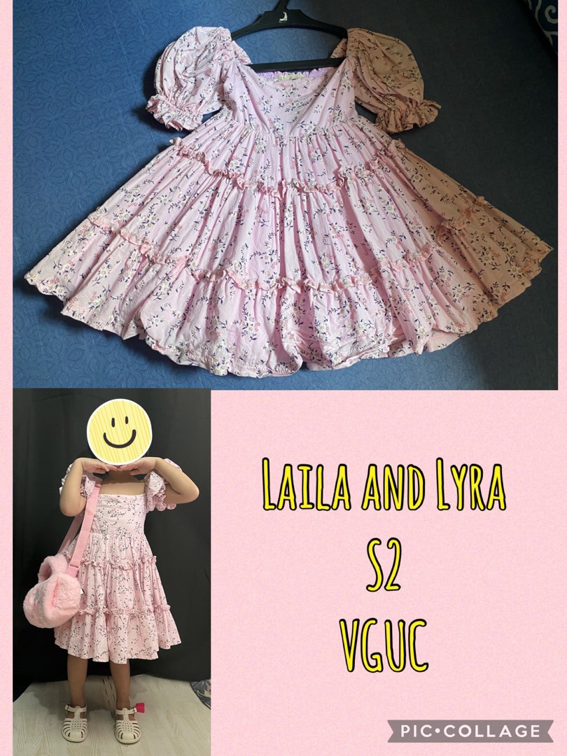 Laila and lyra evelyn dress, Babies & Kids, Babies & Kids Fashion on Carousell