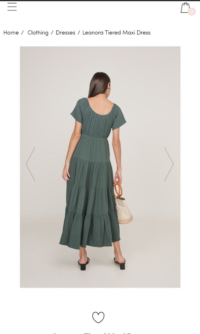 Leanora Tiered Maxi Dress, Women's Fashion, Dresses & Sets, Dresses on ...