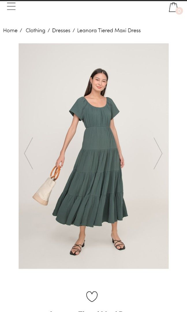 Leanora Tiered Maxi Dress, Women's Fashion, Dresses & Sets, Dresses on ...