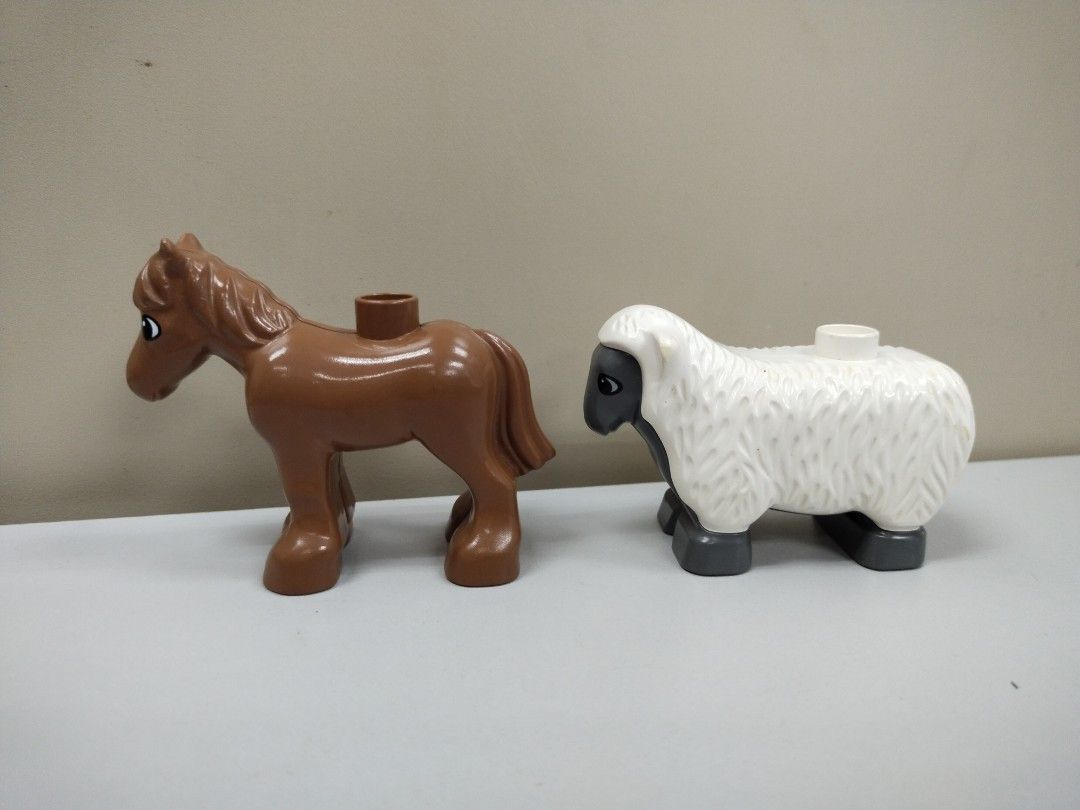 Lego Duplo Animals Set 4 - Foal & Lamb, Hobbies & Toys, Toys & Games on ...